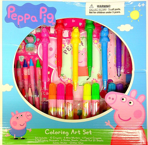 Peppa Pig Coloring Art Set - Entertainment One - Book Outlet