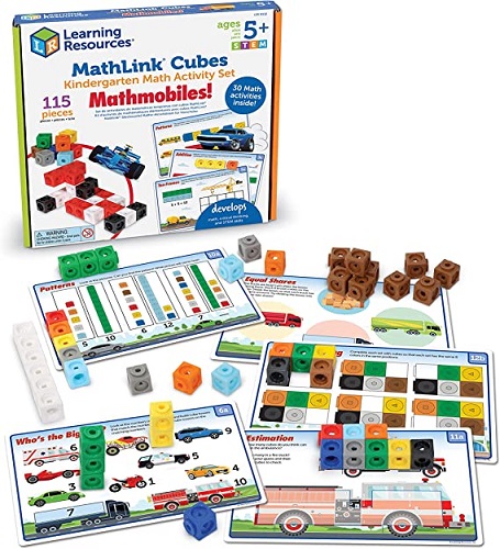 Mathmobiles!: MathLink Cubes Kindergarten Math Activity Set (S.T.E.M ...