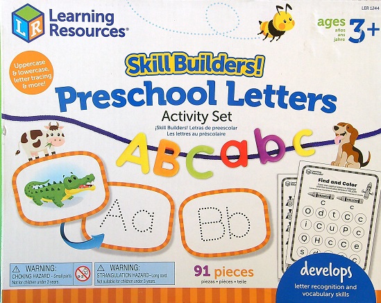 Skill Builders! Preschool Letters Activity Set (Learning Resources ...