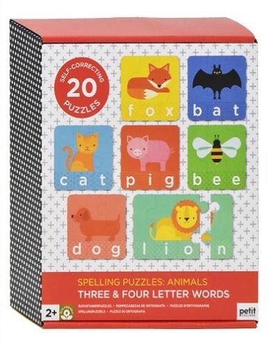 Spelling Puzzles: Animals: Three & Four Letter Words - Petit Collage ...