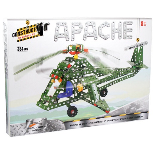 Apache (Construct It, DIY Mechanical Kits - 384 piece) - BMS Worldwide ...