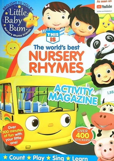 This Is the World's Best Nursery Rhymes Activity Magazine (Little Baby ...
