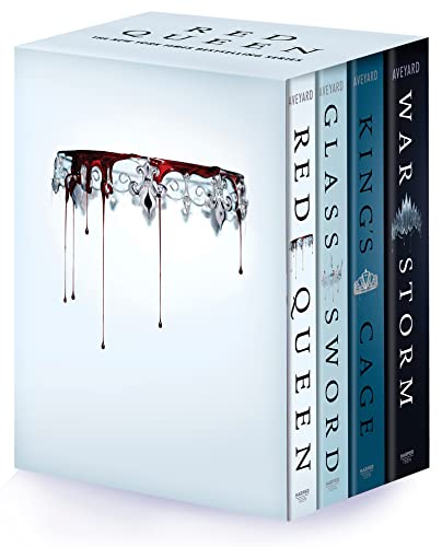 Red Queen Box Set (Red Queen/Glass Sword/King's Cage/War Strom) by ...