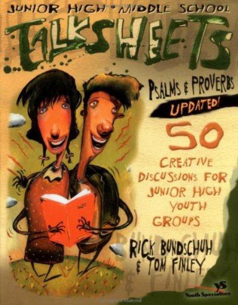 Junior High and Middle School Talksheets Psalms and Proverbs Updated ...