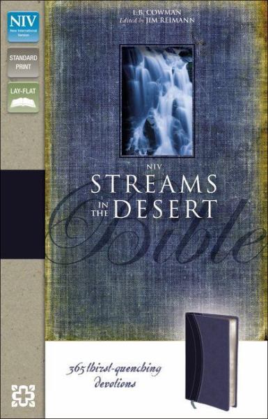 NIV Streams in the Desert Bible: 365 Thirst-Quenching Devotions (Slate ...