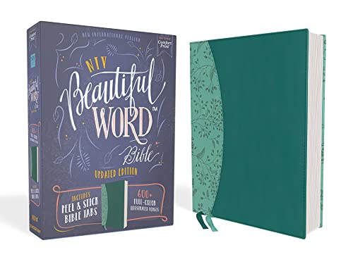 NIV, Beautiful Word Bible (Teal Leathersoft, Updated Edition) by ...
