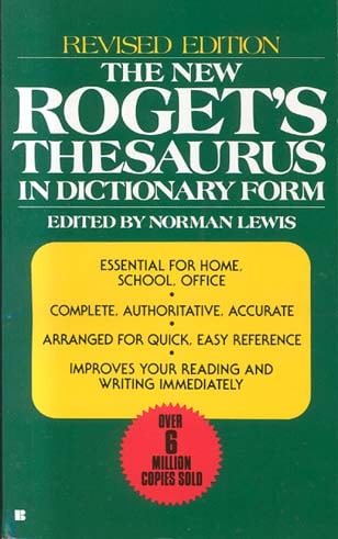 The New Roget's Thesaurus In Dictionary Form by Berkley Publishing ...