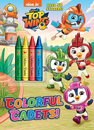 Colorful Cadets! Color & Sticker Book With Crayons (Nick Jr. Top Wing ...