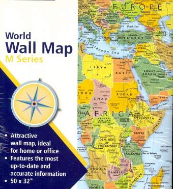 Rand McNally World Wall Map, M Series (M Series Map of the World) by ...