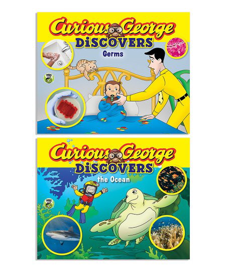 Curious George Discovers Set (The Ocean/Germs)