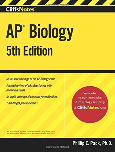 AP Biology, 5th Edition (CliffsNotes) by Phillip E. Pack - Book Outlet