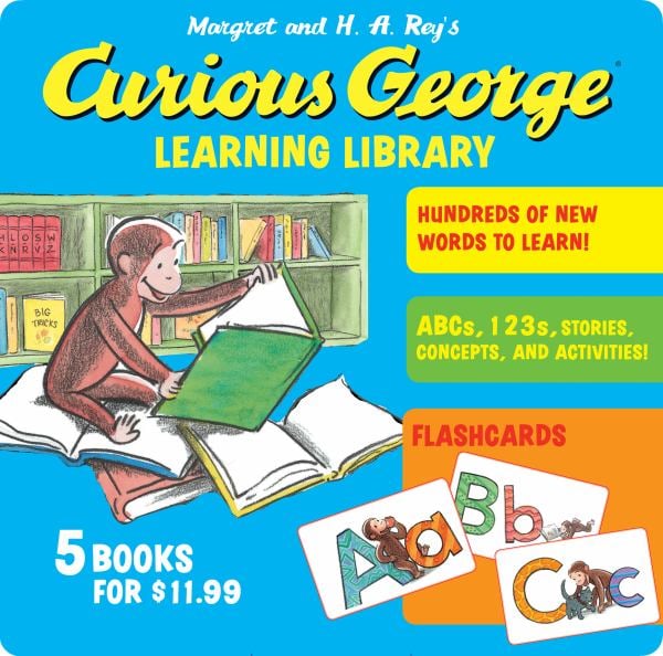 Curious George Learning Library by H. A. Rey - Book Outlet