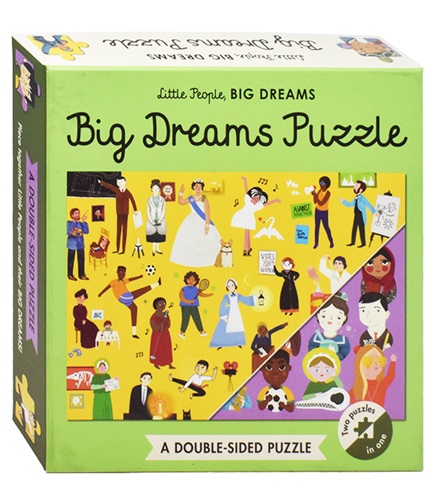 Little People, Big Dreams Double Side Puzzle (2 in 1) - Kaddo - Book Outlet