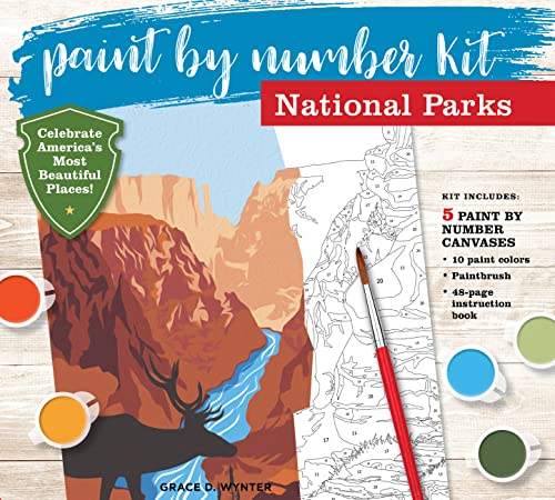 Paint by Number Kit National Parks: Capture America’s Most Beautiful ...