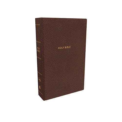 NKJV Deluxe Super Giant Print Reference Bible (2853MA - Brown ...