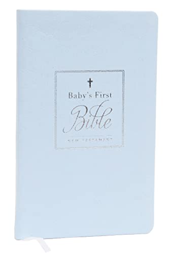 KJV, Baby's First New Testament Bible (9453BL - Blue, Leathersoft) by ...