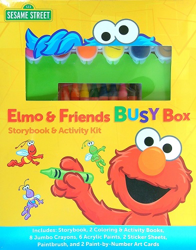 Elmo & Friends Busy Box Storybook & Activity Kit (Sesame Street ...