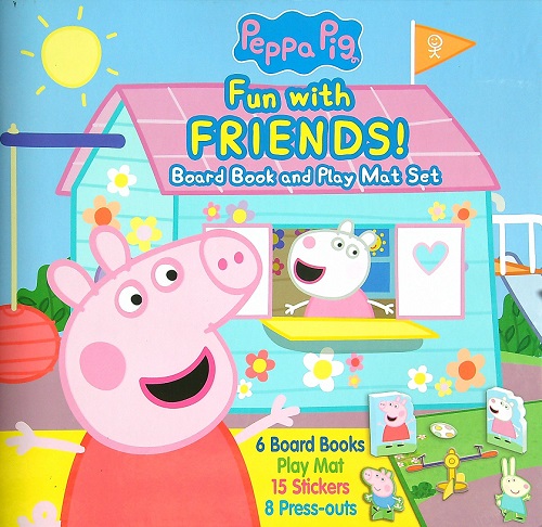 Fun With Friends Board Book and Play Mat Set (Peppa Pig) - Studio Fun ...
