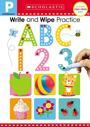 Write and Wipe Practice Flip Book: ABC/123 with Wipe-Clean Pen ...
