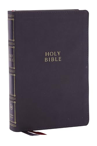 KJV, Compact Center-Column Reference Bible (#8573GY - Gray Leathersoft ...