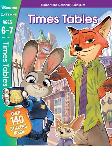 Times Tables: Ages 6-7 (Disney Learning Zootropolis) by Scholastic ...