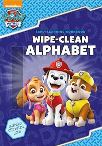 Wipe-Clean Alphabet(Paw Patrol, Early Learning Workbook) by Scholastic ...