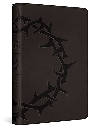 ESV, Compact Bible (TruTone, Charcoal, Crown) by Crossway Bibles - Book ...