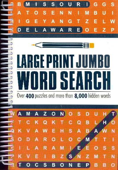 Large Print Jumbo Word Search by Parragon Books - Book Outlet