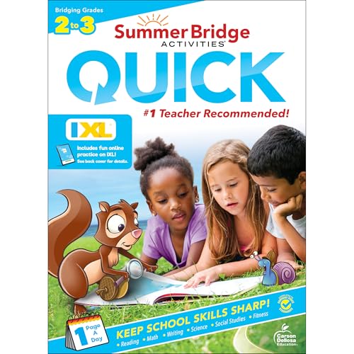 Summer Bridge Activities Quick: Bridging Grades 2 to 3 by Carson ...