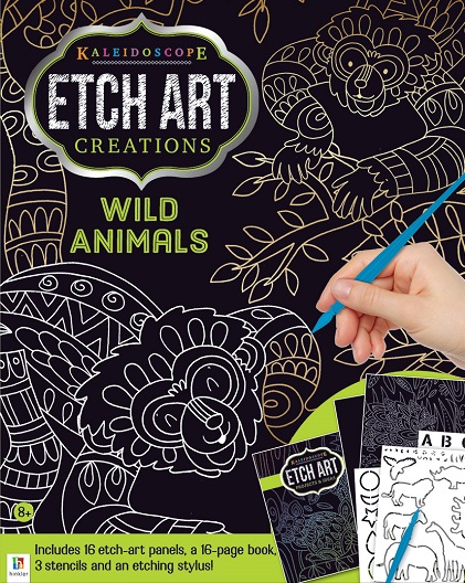 Wild Animals (Kaleidoscope Etch Art Creations) - Hinkler - Book Outlet