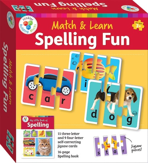 Match & Learn Spelling Fun (Hinkler Building Blocks) - Hinkler - Book ...