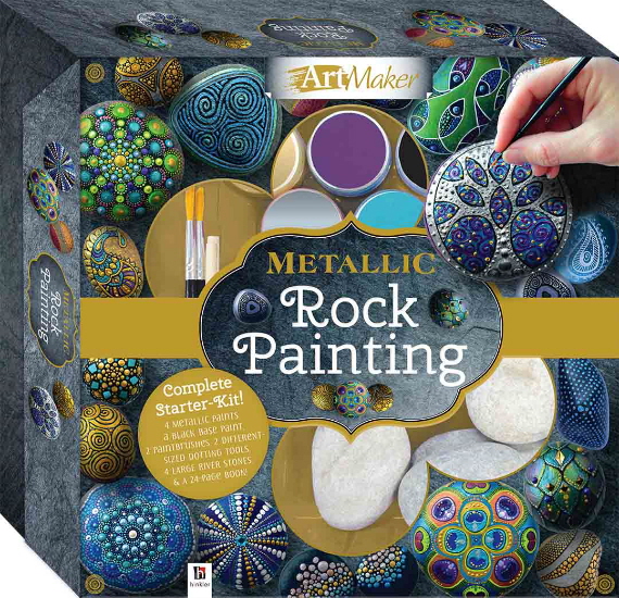 Metallic Rock Painting - Hinkler - Book Outlet