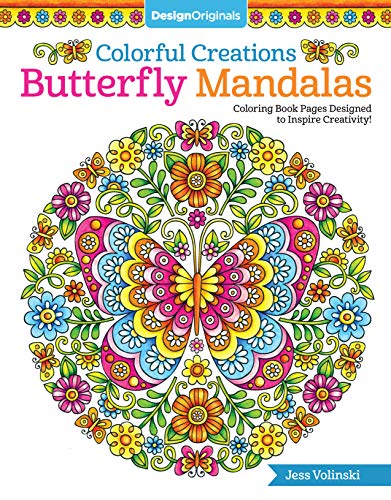 Butterfly Mandalas: Coloring Book Pages Designed to Inspire Creativity ...
