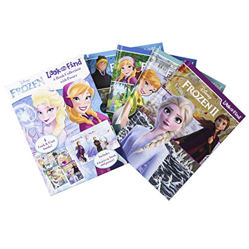 Disney Frozen and Frozen 2 Look and Find Activity Book Collection with ...