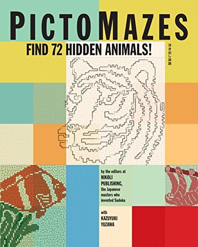 PictoMazes: Find 72 Hidden Animals! by The Editors at Nikoli Publishing ...