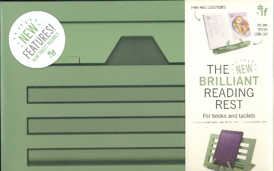 The New Brilliant Reading Rest for Books and Tablets by if - Book Outlet