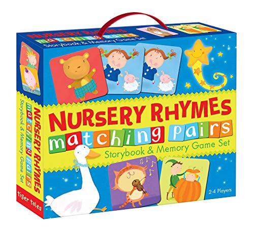 Nursery Rhymes Matching Pairs Storybook & Memory Game Set by Tiger ...