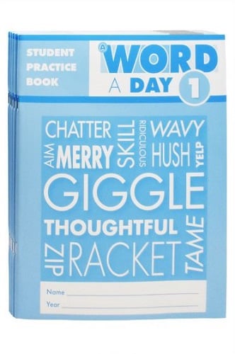 A Word a Day Student Workbook 5-Pack (Grade 1) by Evan-Moor Educational ...