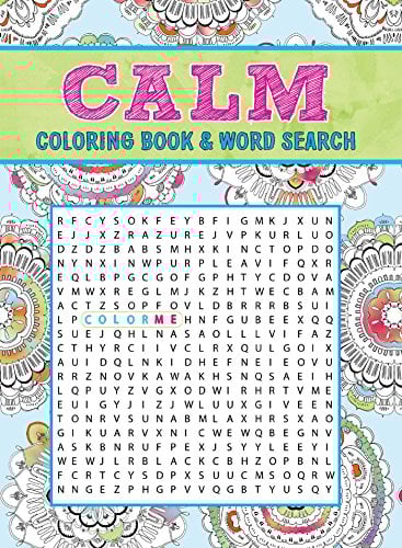 Calm Coloring Book & Word Search by Thunder Bay Press - Book Outlet