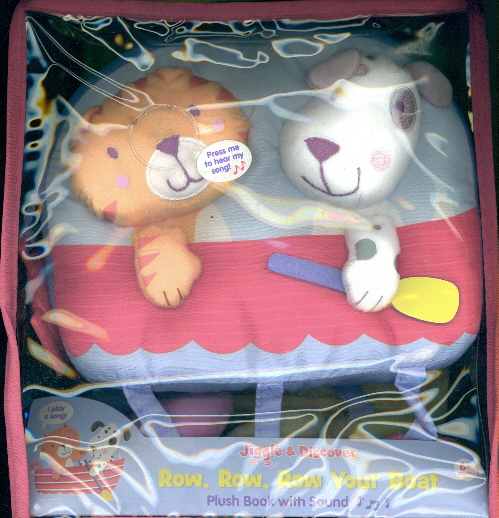 Row, Row, Row, Your Boat Plush Book with Sound (Jiggle & Discover) by ...
