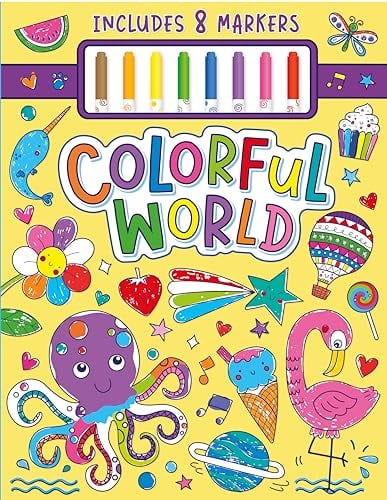 Colorful World Inspirational Coloring Book by Kidsbooks - Book Outlet