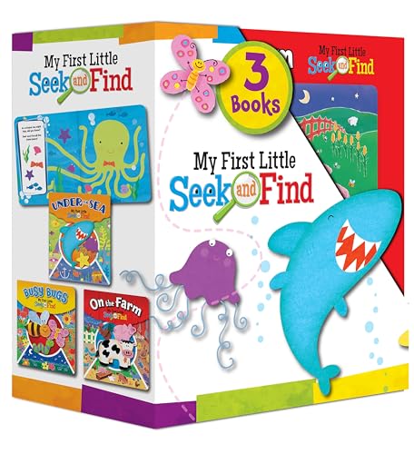My First Little Seek and Find 3 Book Set (Under the Sea/Busy Bugs/On ...