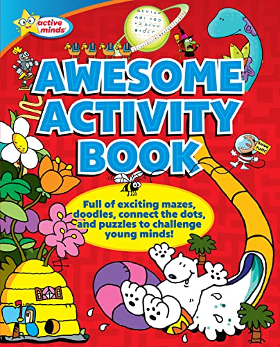 Awesome Activity Book: Full of Exciting Mazes, Doodles, Connect the ...