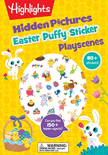 Hidden Pictures Easter Puffy Sticker Playscenes (Hidden Pictures) by ...