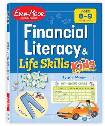 Financial Literacy & Life Skills for Kids Workbook by Evan-Moor ...