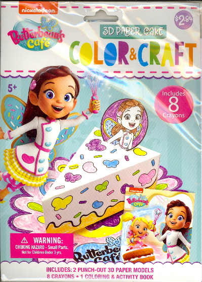 Butterbean's Cafe 3D Paper Cake (Color & Craft) by LLC. Retail Centric ...