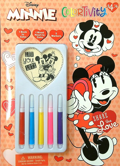 Share the Love Colortivity Book (Disney Minnie) by LLC. Retail Centric ...