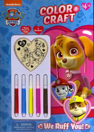 Paw Patrol: We Ruff You! (Color & Craft) by LLC. Retail Centric ...