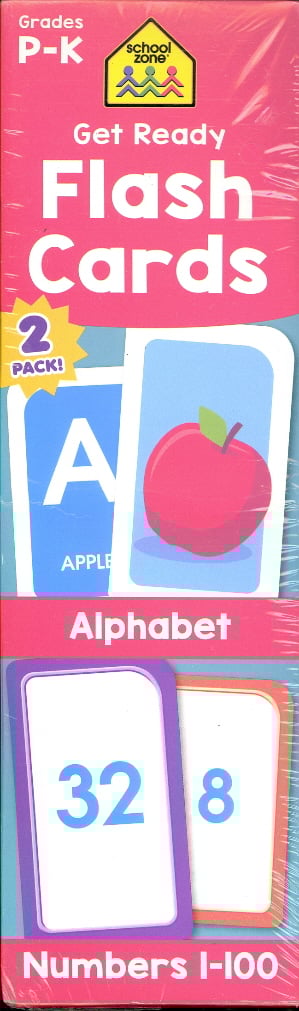Get Ready Flash Cards: Alphabet and Numbers 1-100 (Grades P - K) by ...