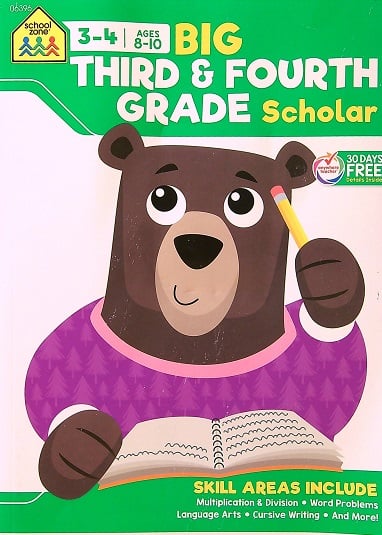 Big Third & Fourth Grade Scholar by School Zone Publishing Company ...